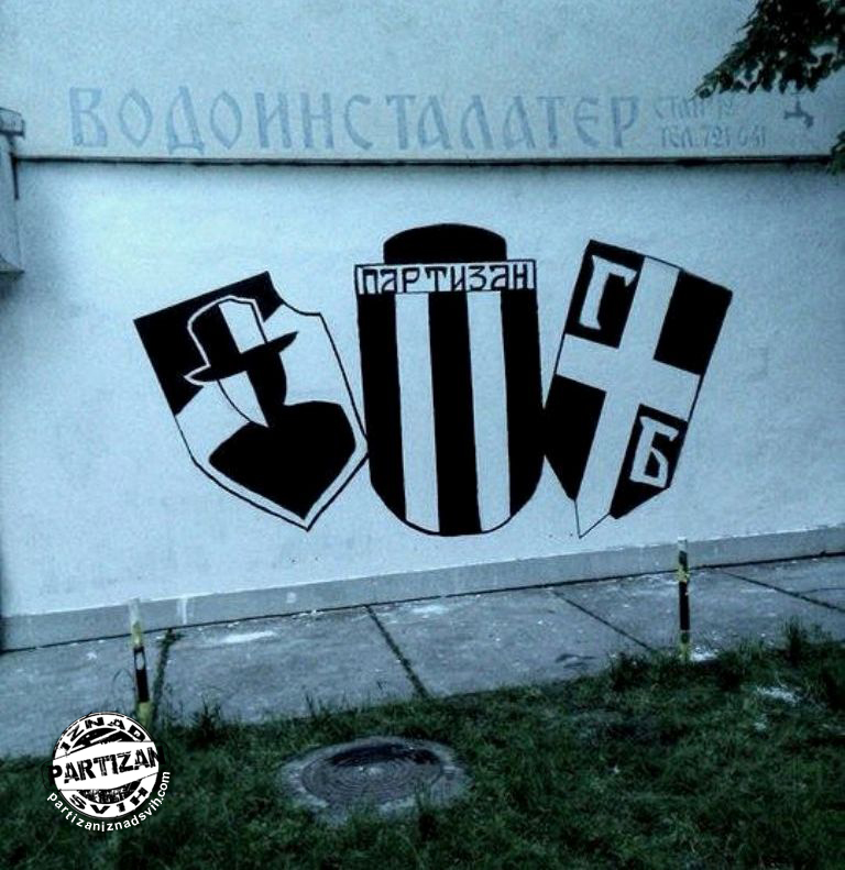 GROBARI -Grafiti i murali | Partizan iznad svih