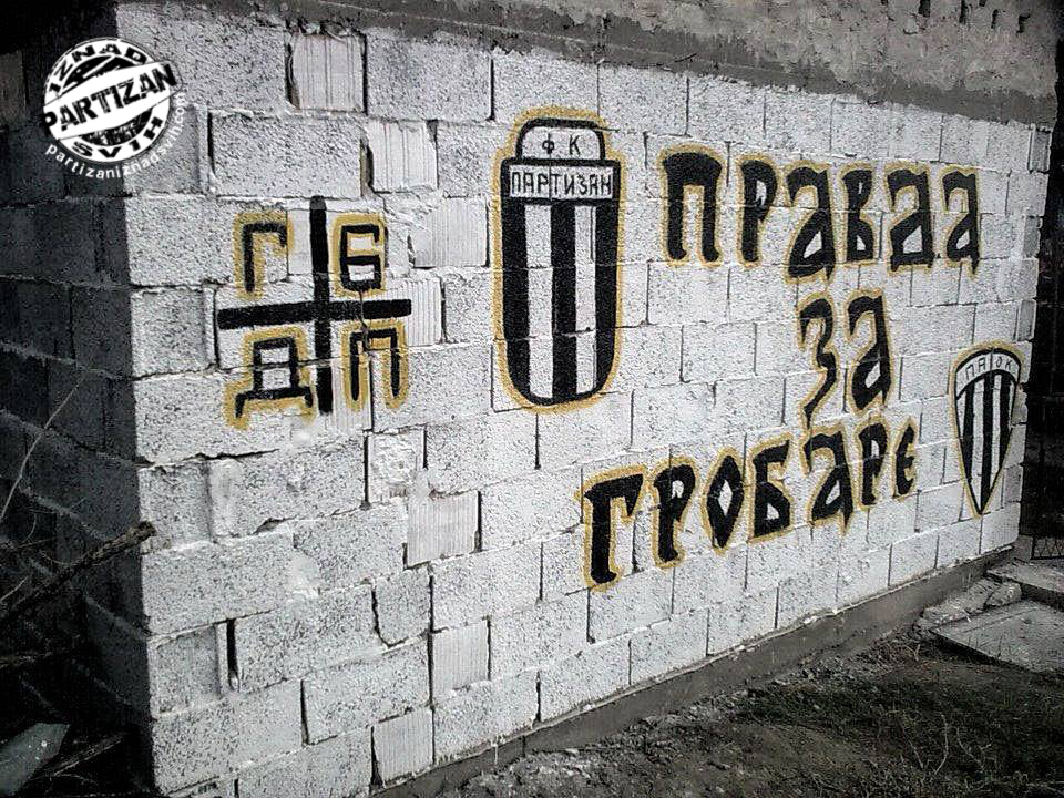 GROBARI -Grafiti i murali | Partizan iznad svih