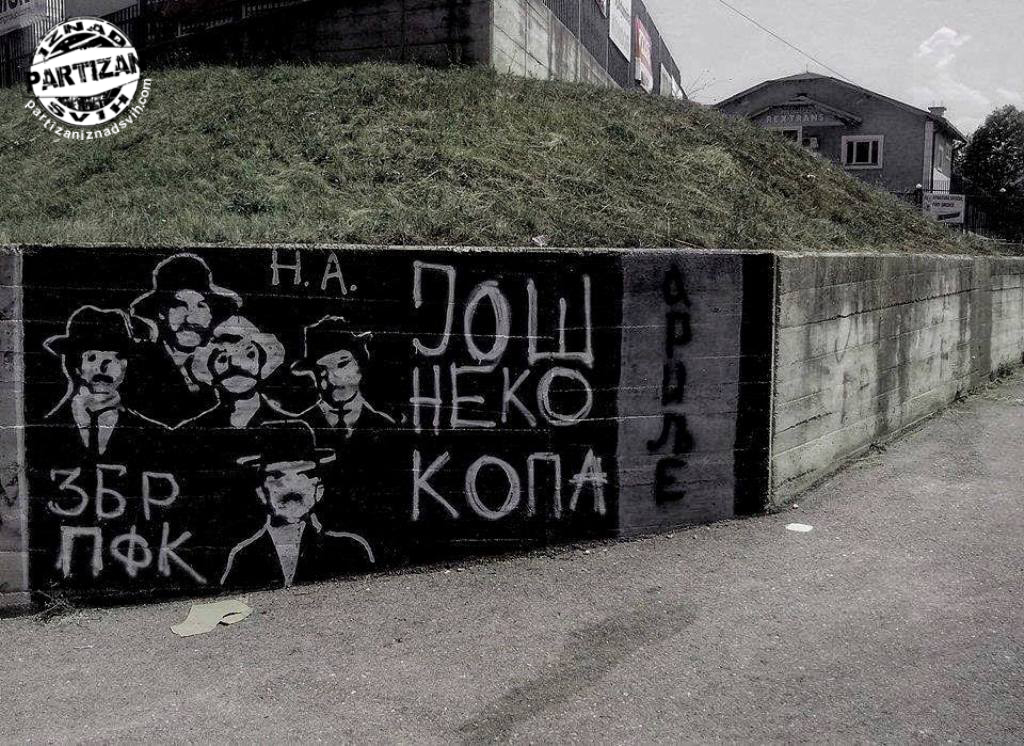 GROBARI -Grafiti i murali | Partizan iznad svih